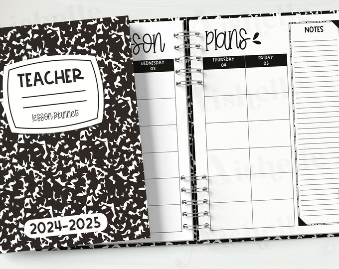 Teacher Plan Book - Etsy