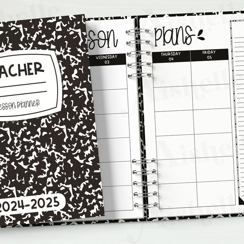 Teacher Planner' - Etsy