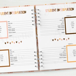 Printable Teacher Planner 2025-2026 | Teacher Binder | With Boho Smiley ...