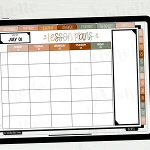 Digital Teacher Planner 2024-2025, Teacher Goodnotes Planner | Boho ...