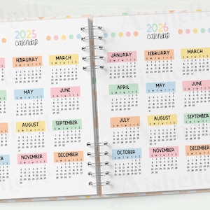 2025-2026 Teacher Planner Printable | Teacher Binder | Pastel Flowers ...