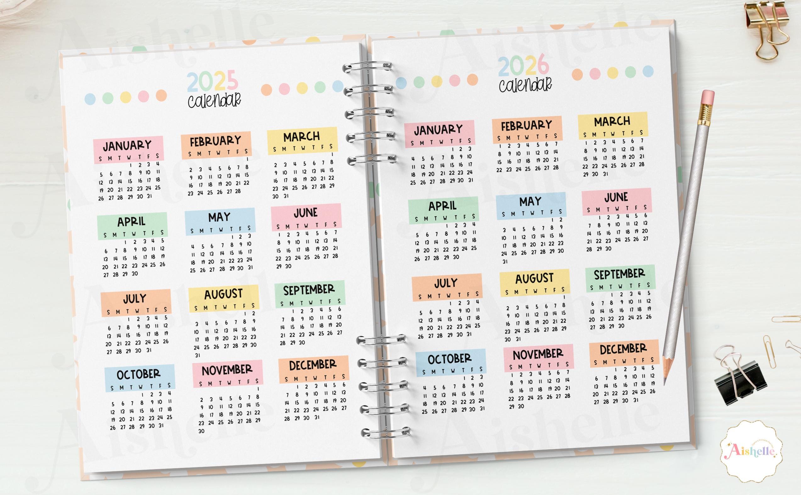 2025-2026 Teacher Planner Printable | Teacher Binder | Pastel Flowers ...