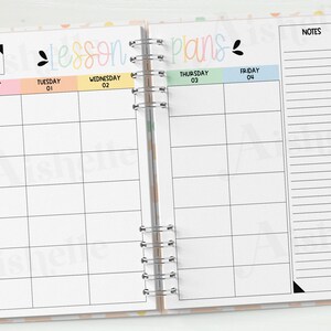 2025-2026 Teacher Planner Printable | Teacher Binder | Pastel Flowers ...