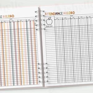 2025-2026 Teacher Planner Printable | Teacher Binder | Boho Rainbow ...