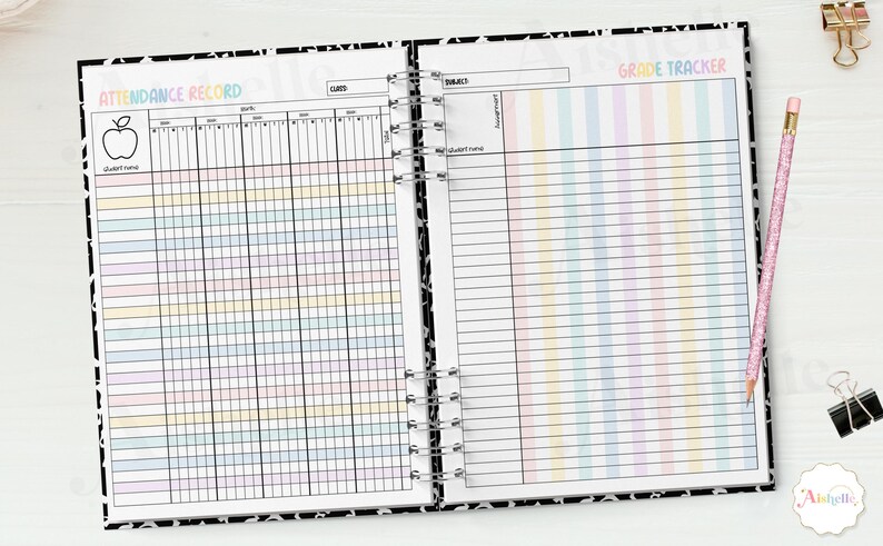 2026-2027 Printable Teacher Planner | Teacher Binder | Pastel Smiley ...