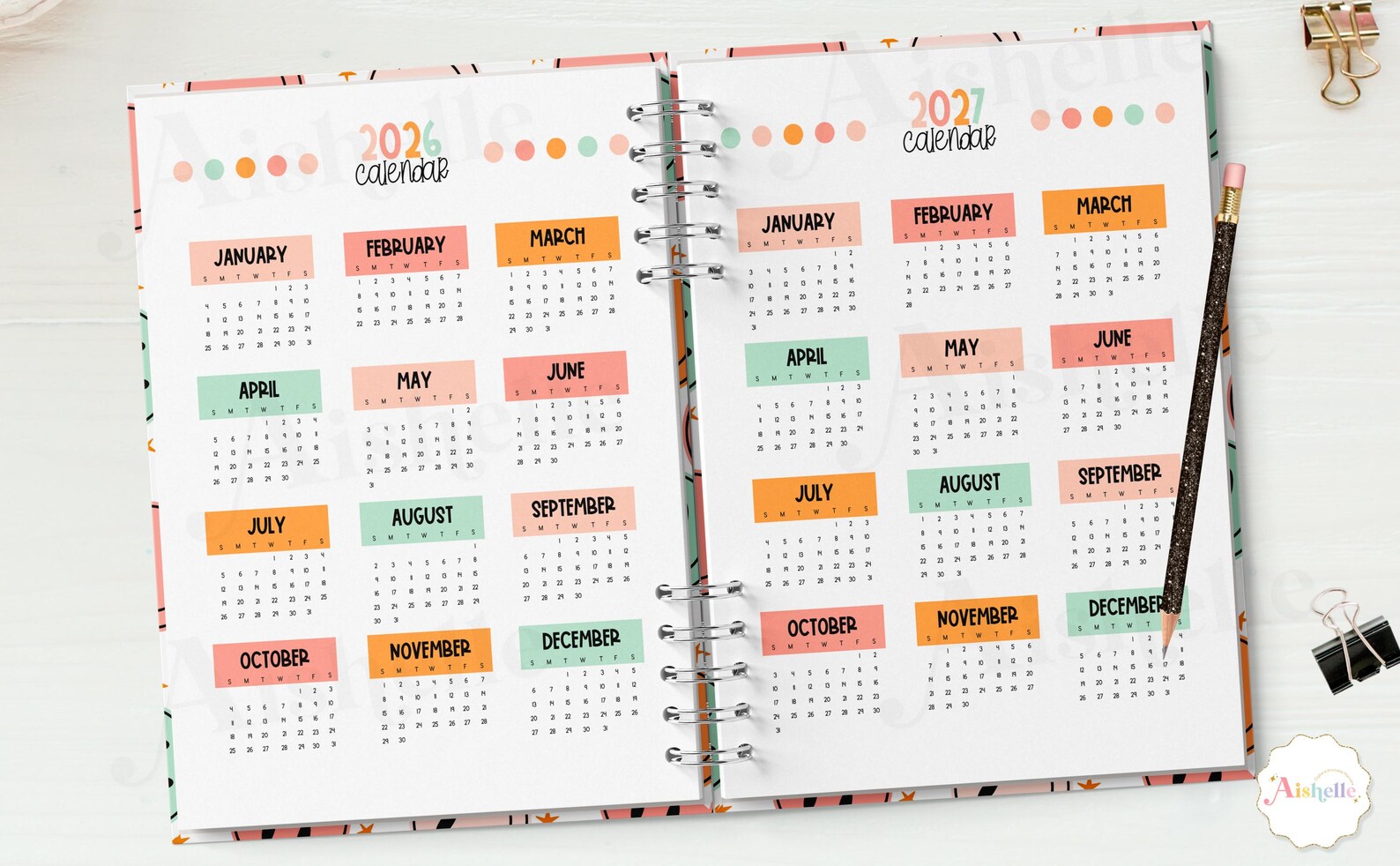 2026-2027 Printable Teacher Planner | Teacher Binder | Groovy Smiley ...