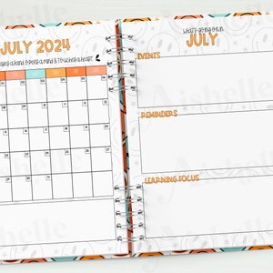 2024-2025 Teacher Planner Printable | Teacher Binder | Groovy Happy ...