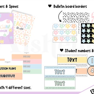 EDITABLE Pastel Classroom Decor Bundle PERSONAL USE - Etsy