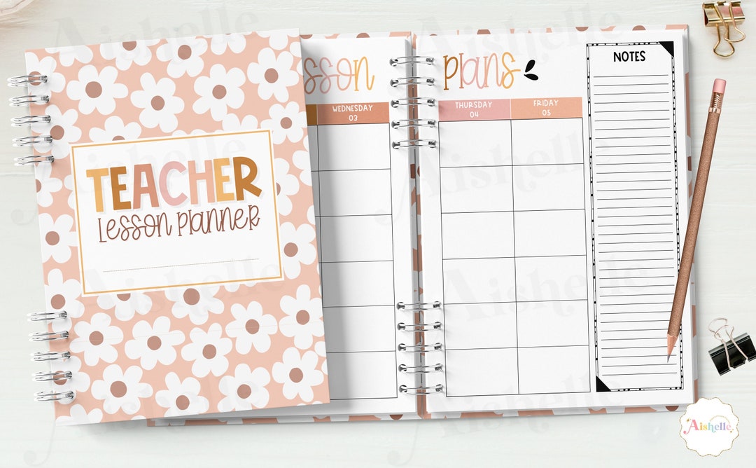 PRINTABLE Teacher Planner 2024-2025 | Teacher Binder | Boho Flowers ...