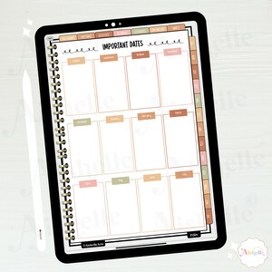 2024-2025 Digital Teacher Planner | Goodnotes Teacher | Boho Daisy ...