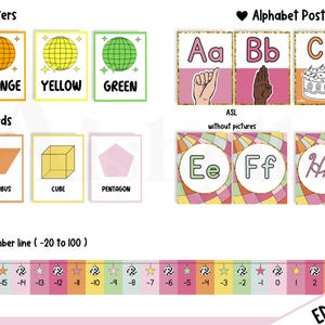 Editable Retro Groovy Disco Classroom Decor Bundle | PERSONAL USE - Etsy