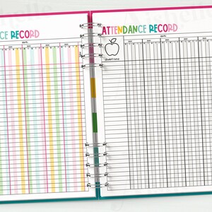 2024-2025 Teacher Planner Printable Teacher Binder Colorful Planner ...