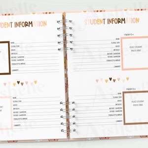 Teacher Planner 2024-2025 Printable | Teacher Binder | With Boho Smiley ...