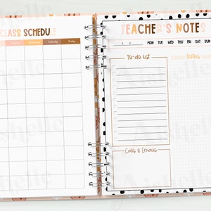 Teacher Planner 2024-2025 Printable | Teacher Binder | With Boho Smiley ...