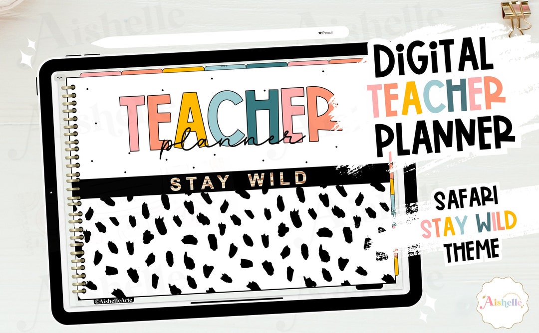 Digital Teacher Planner 2024-2025, Goodnotes Teacher Planner ...