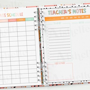 Printable Teacher Planner 2025-2026 | Teacher Binder | Groovy Smiley ...