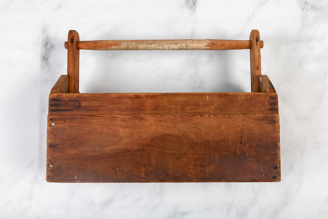 Rustic Farmhouse Wood Tool Box - Etsy