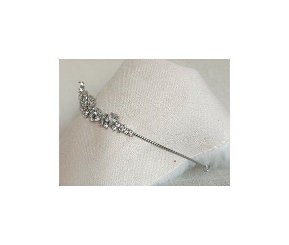 tiara, Crystal tiara, wedding tiara, bridal tiara, si… - Gem