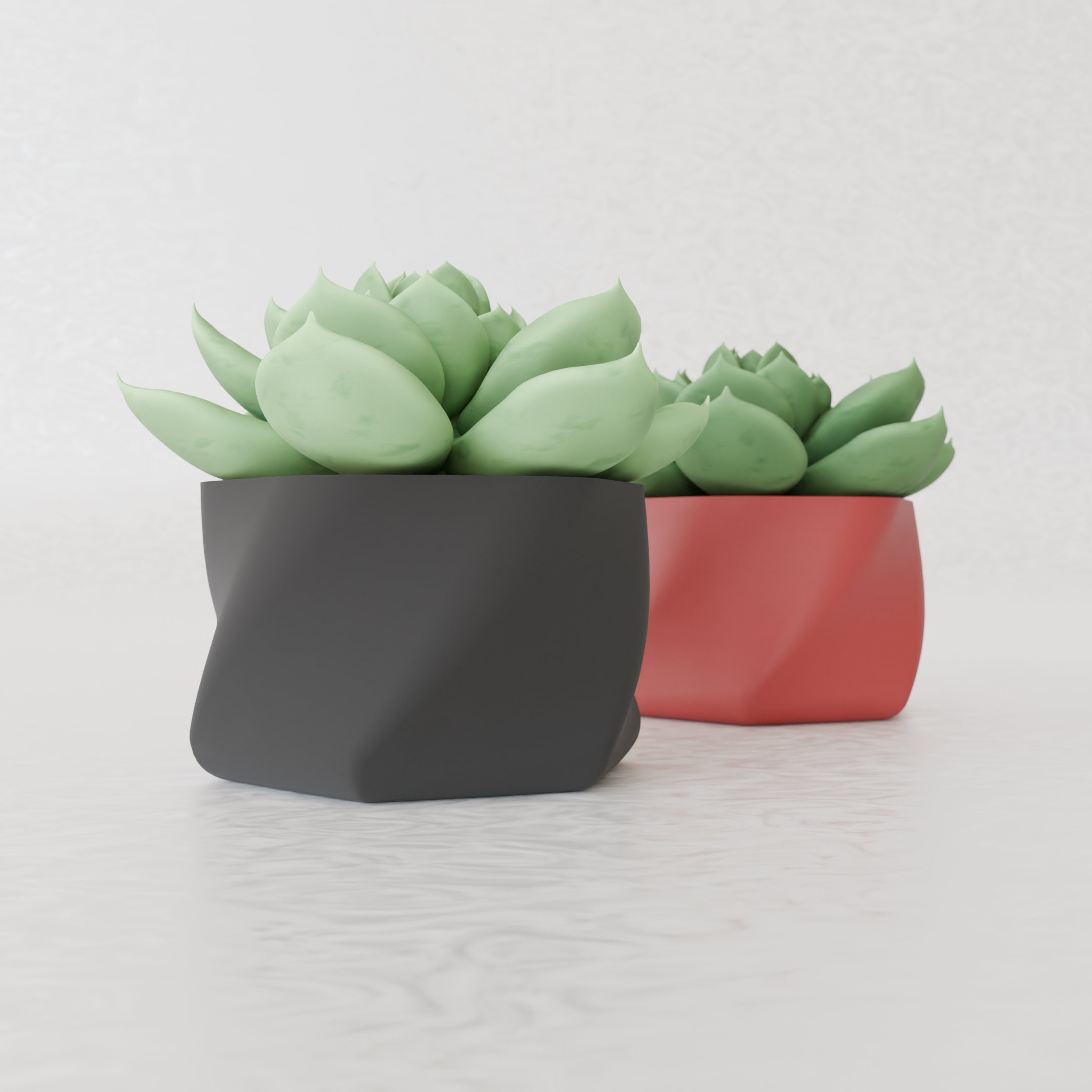 Mini Planter STL File - 3D Print Flower Pot - Minimalist Design Planter ...
