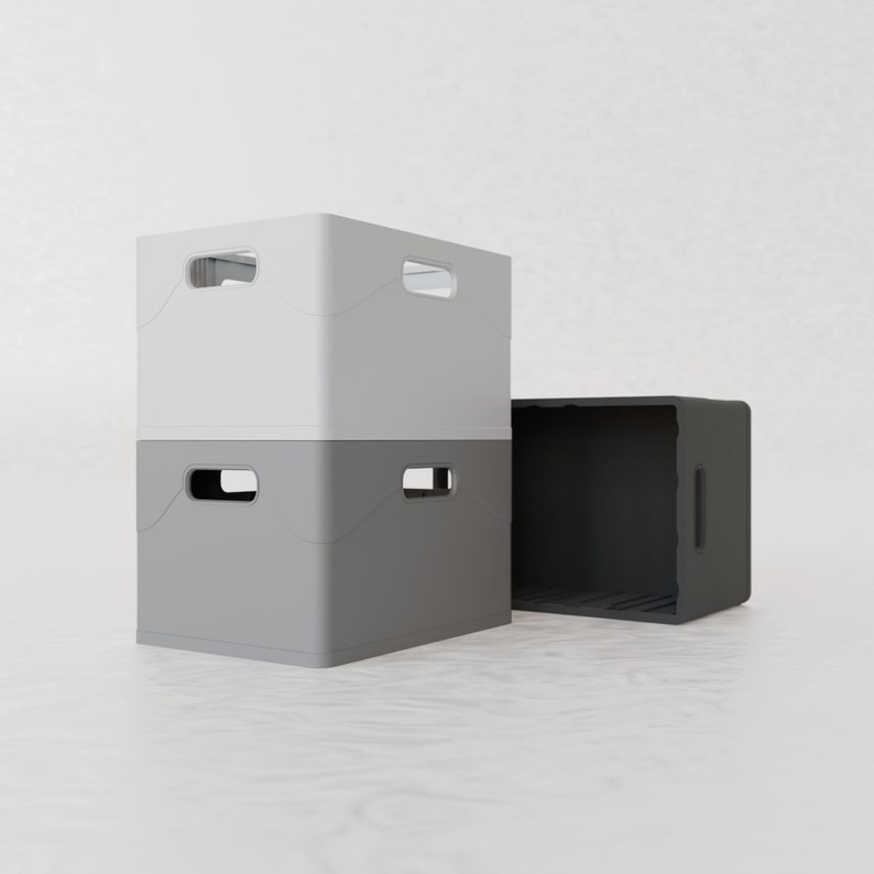 Mini Crate Stackable - STL File - 3D Print Storage - Etsy Australia