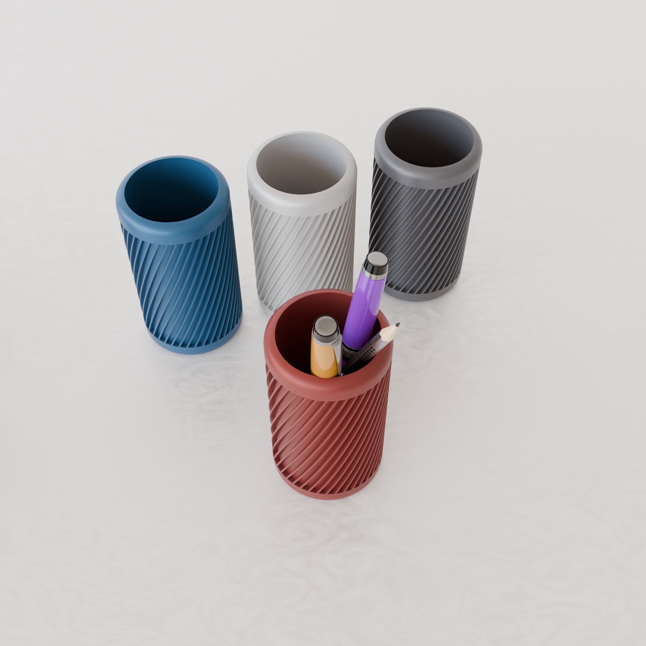 Pen Holder STL File - 3D Printable Pen Holder - Etsy
