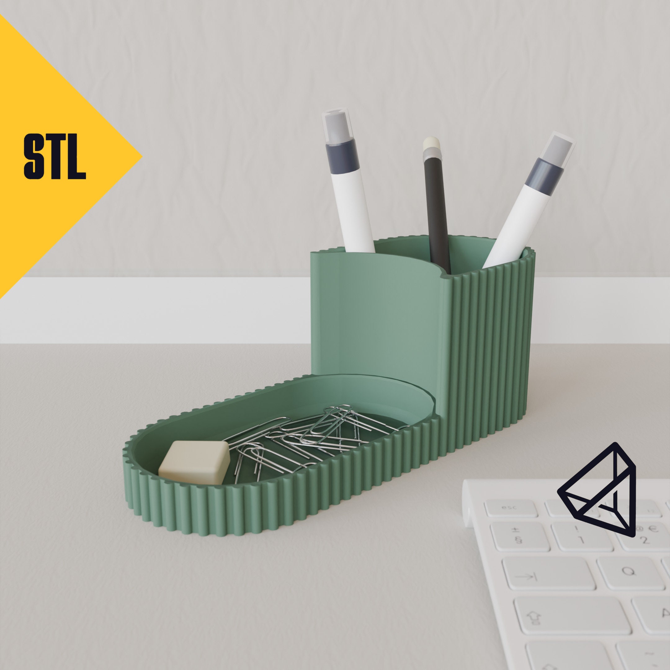 Organizing Box STL File - 3D Print Storage Box - Small Parts Organizer ...