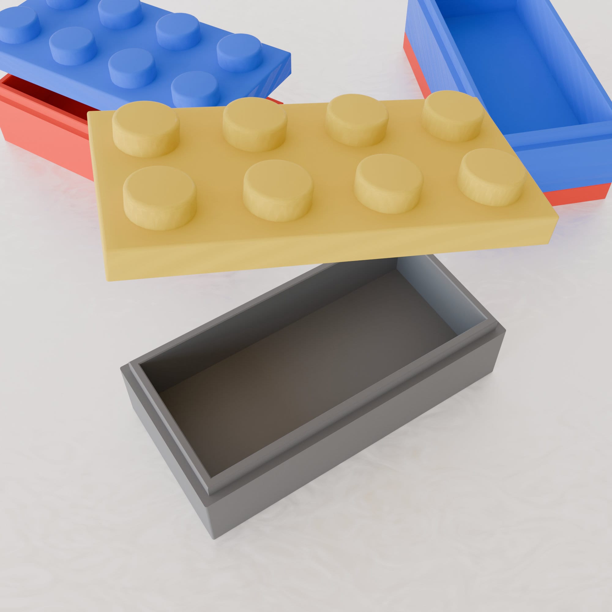 Stackable Box STL File - 3D Print Storage Box - Small Parts Organizer ...