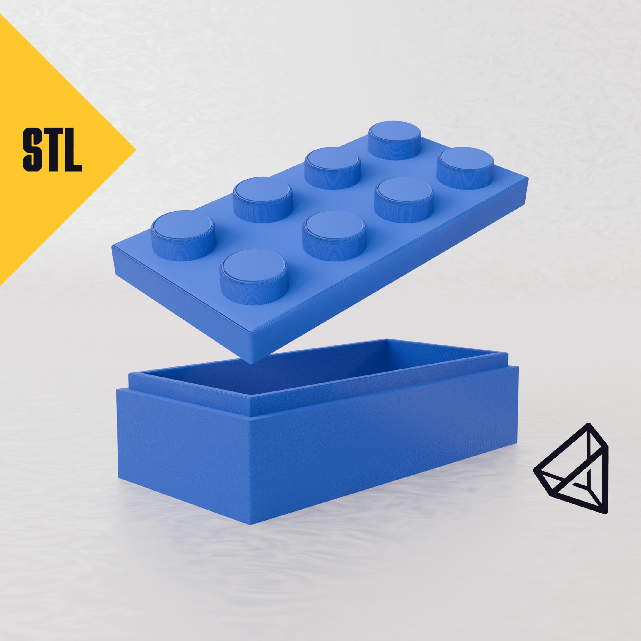 Stackable Box STL File - 3D Print Storage Box - Small Parts Organizer ...