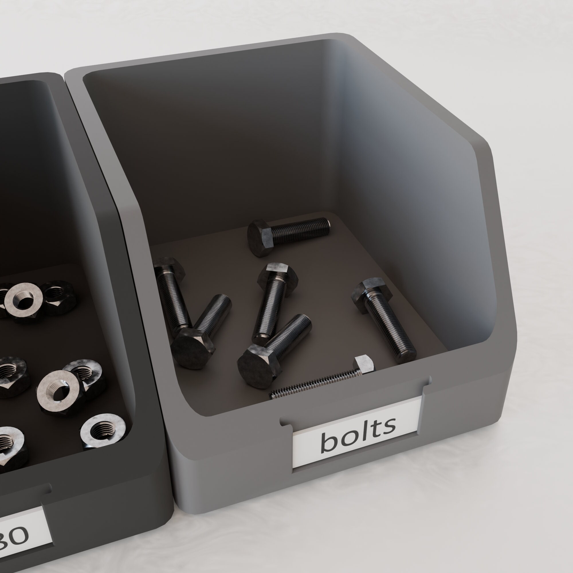Stackable Parts Boxes STL File - 3D Print Storage Box - Small Parts ...