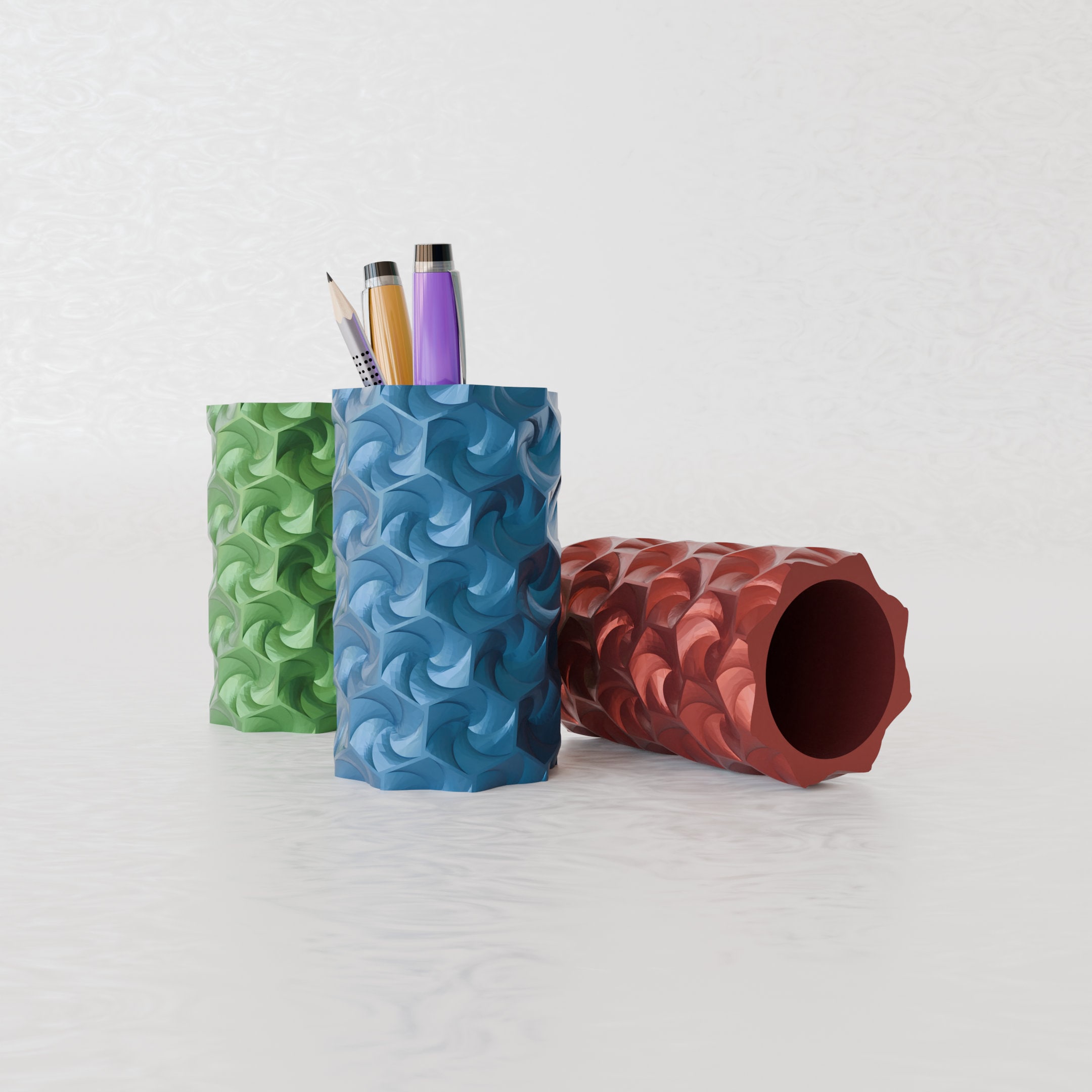 Pen Holder STL File - 3D Printable Pen Tray - Etsy