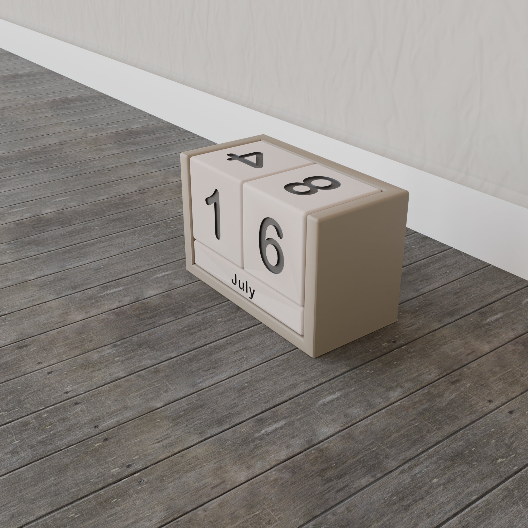 Date Blocks 3D STL Files - 6 Files for 3D Printer - Etsy