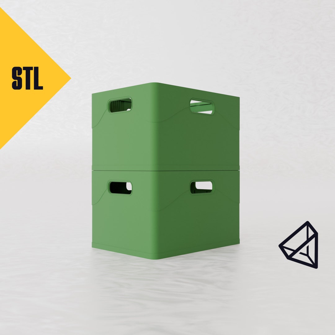 Mini Crate Stackable - STL File - 3D Print Storage - Etsy UK