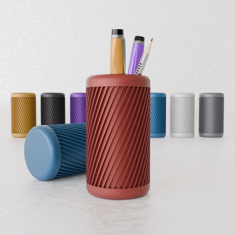 Pen Holder STL File - 3D Printable Pen Holder - Etsy