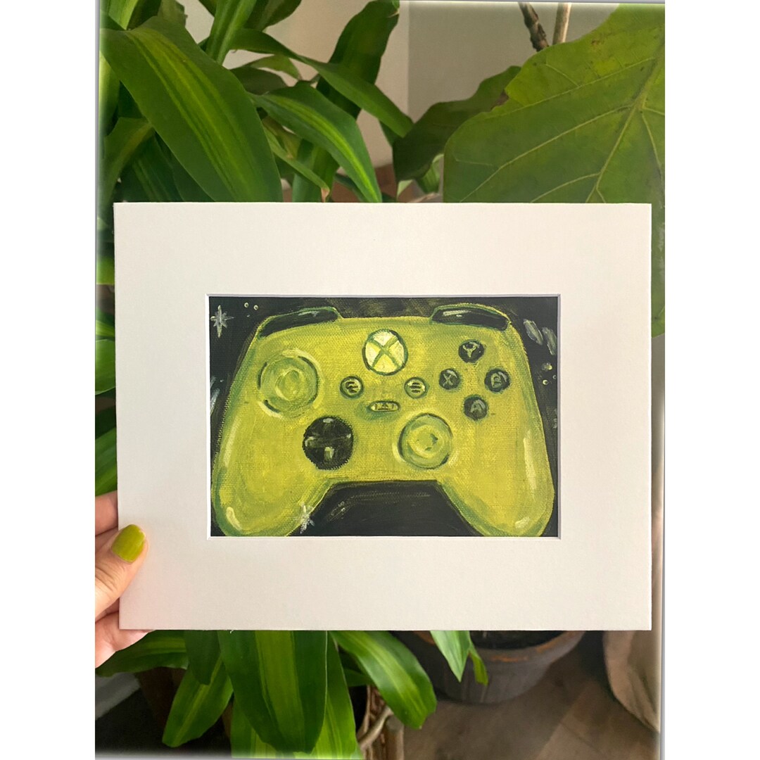 Xbox Controller Print Gamer Art Gamer Aesthetic Kawaii Art - Etsy