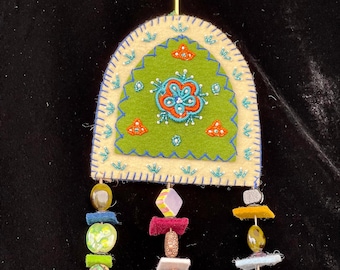 Afghan Art Hand Beaded Talisman Wall Hanging - Etsy