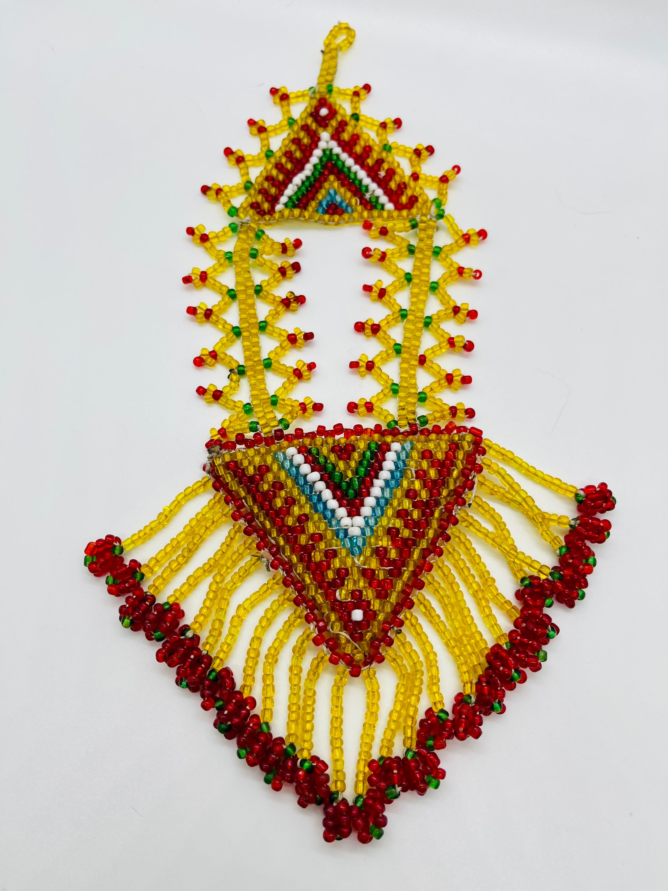 Afghan Art Hand Beaded Talisman Wall Hanging - Etsy