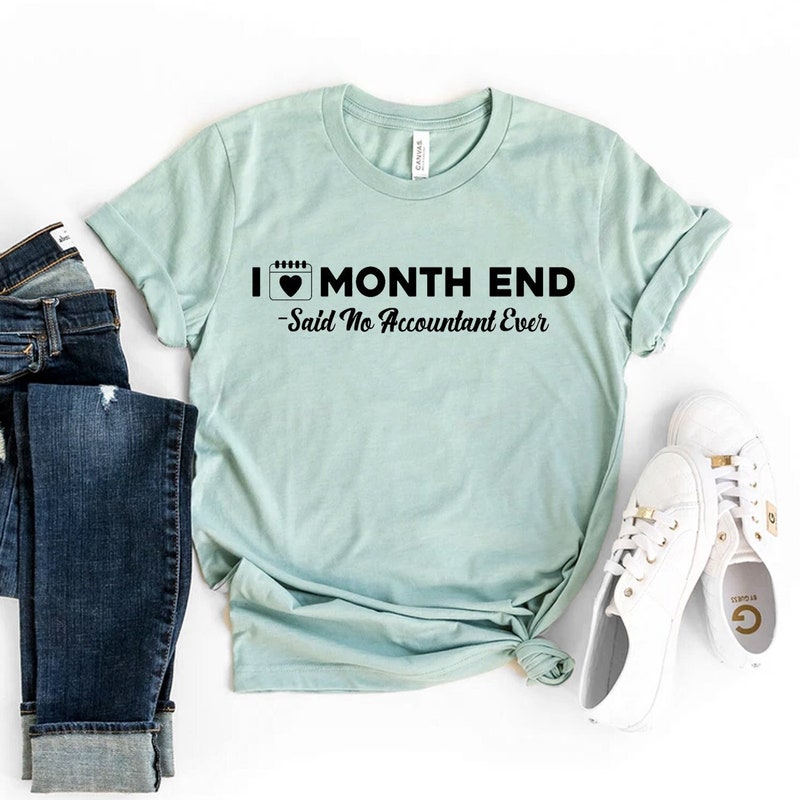 Months End Tshirt - Etsy UK