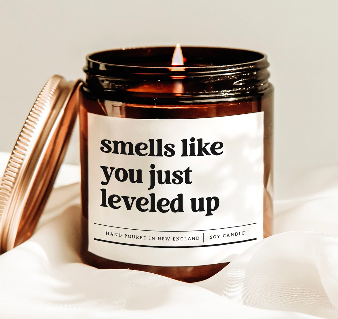 Smells Like You Just Leveled up Candle, Promotion Gift Candle ...