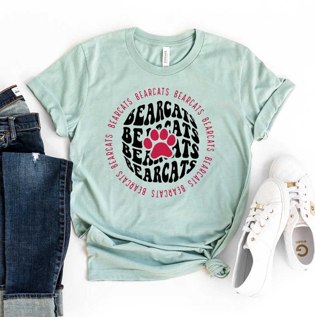 Bearcats T-shirt, Bearcats Fan Shirt, Team Spirt Gift, Basketball Tee ...