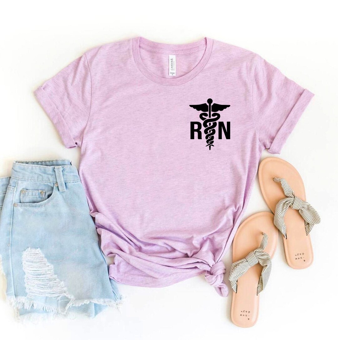 RN T-shirt, Inspire Heal Shirt, Registered Nurse Gift, Nurse Week Top ...