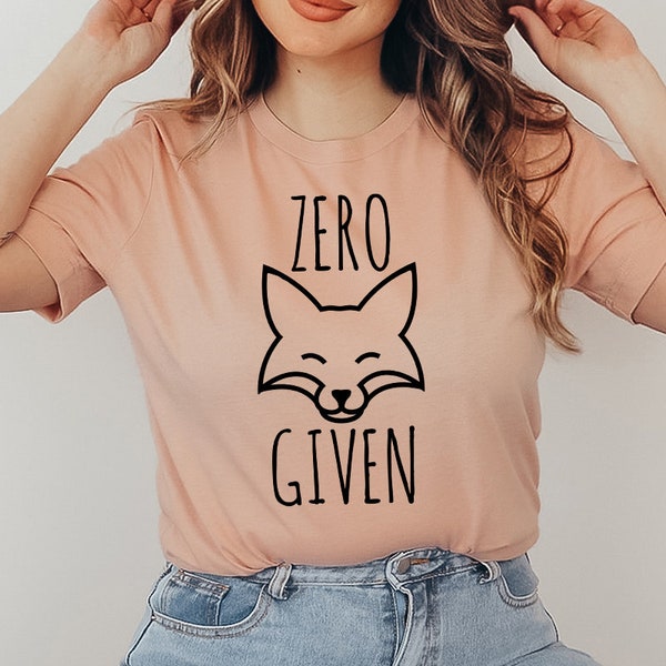 Zero Fox Given - Etsy