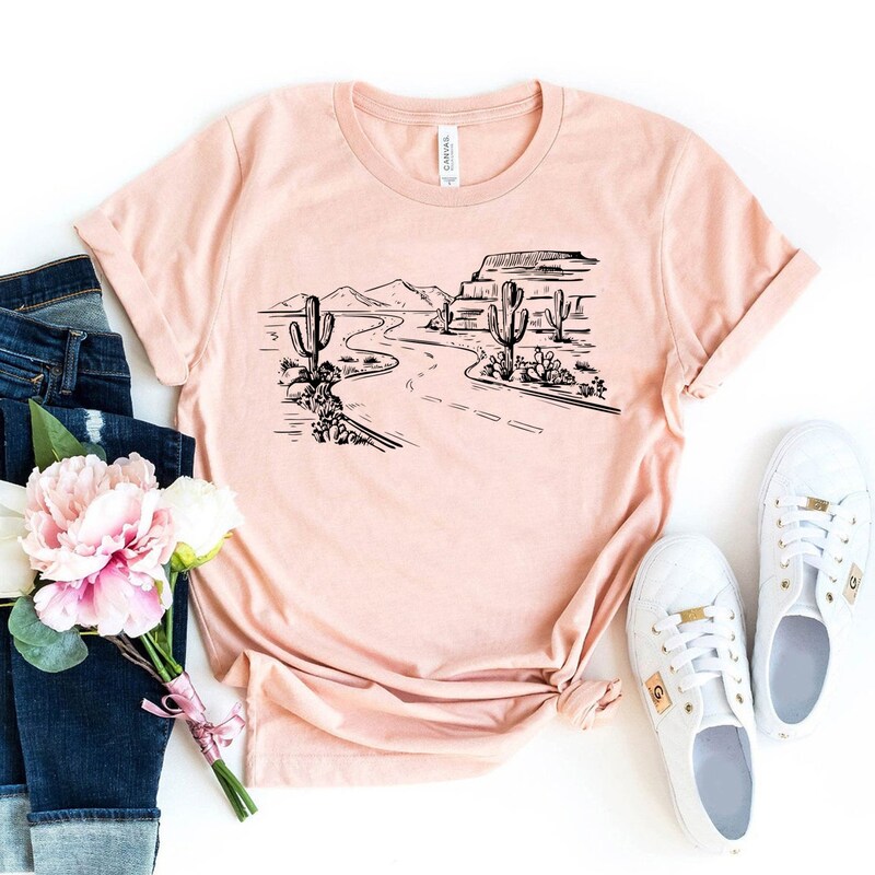 Desert Tshirt - Etsy