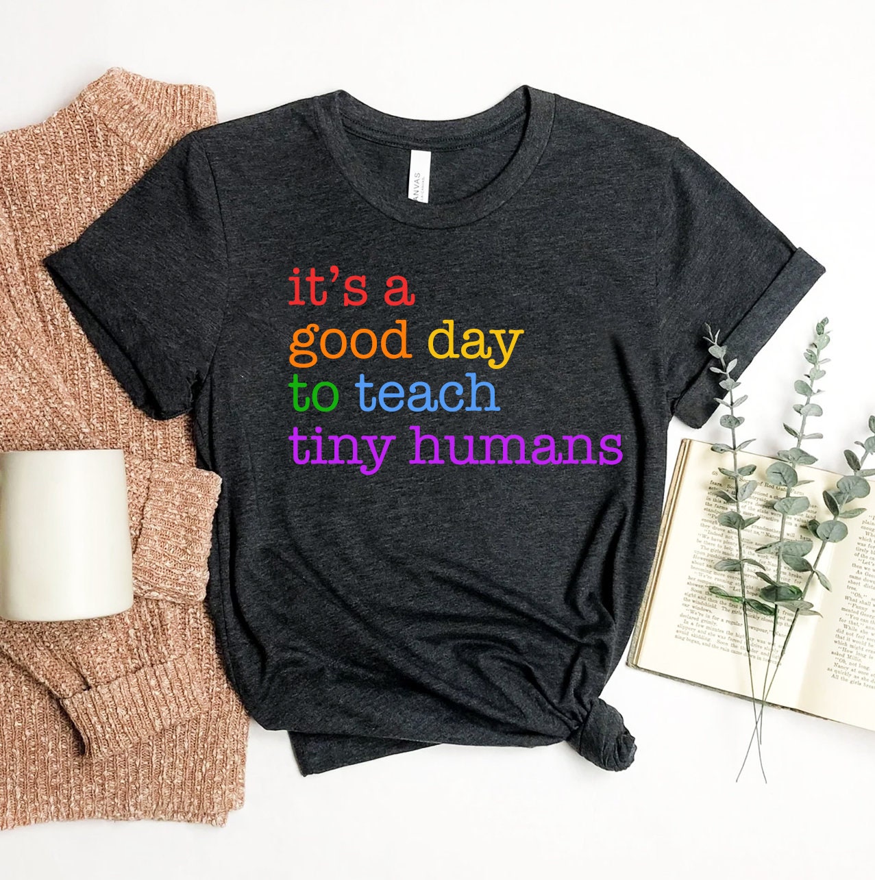 It's A Good Day to Teach Tiny Humans T-shirt, Preschool Shirt, Teacher ...