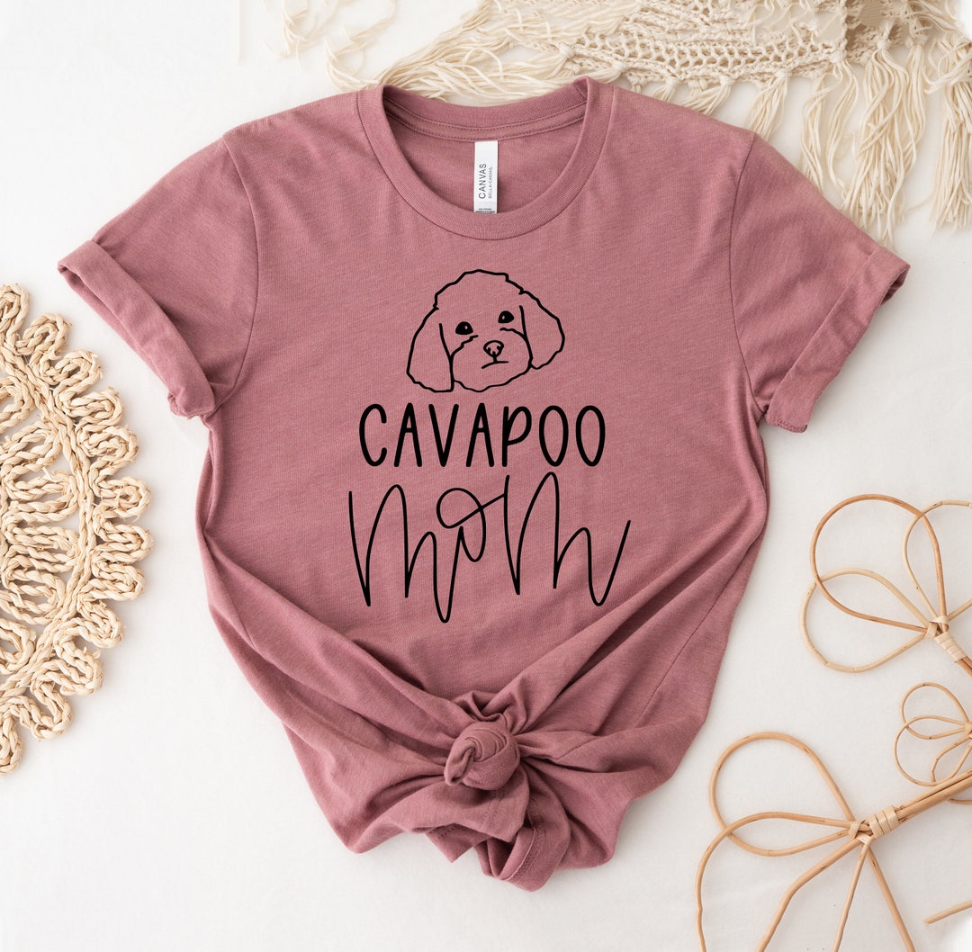Cavapoo Mom T-shirt, Cavapoo Dad Shirt, Dog Tee, Mama Gift, Dog Lovers ...