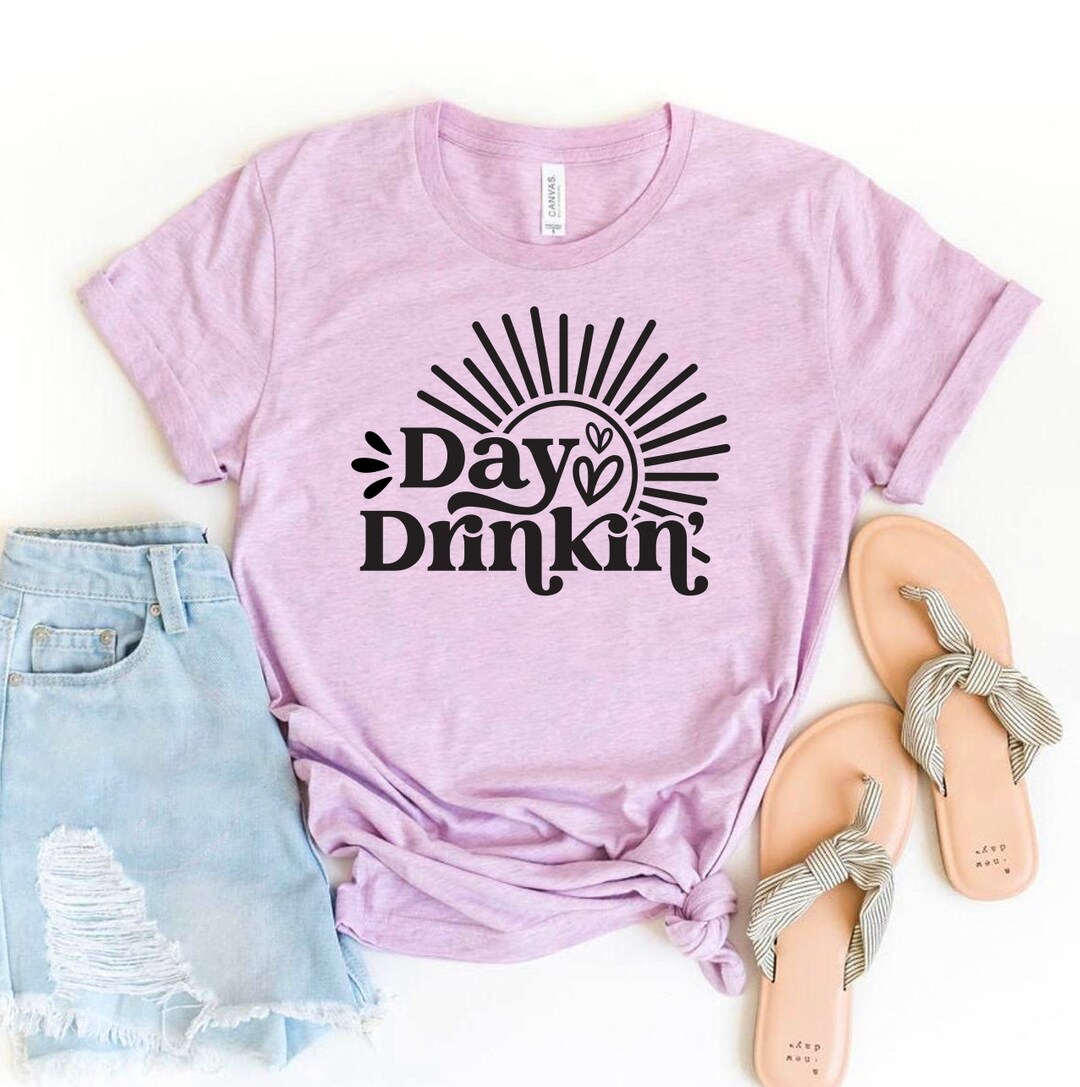 Day Drinker T-shirt, Drinking Party Shirt, Beer Lover Tee, Driveway Top ...