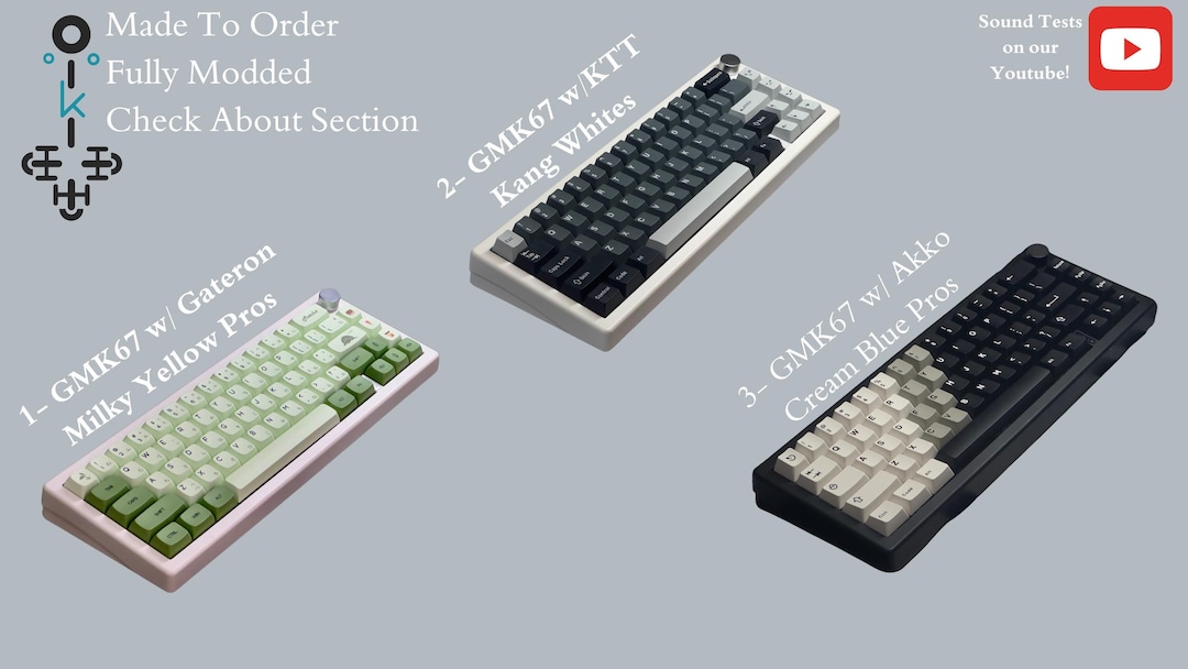 Modded Custom Mechanical Keyboard(s) || Made to Order Custom Keyboards ...