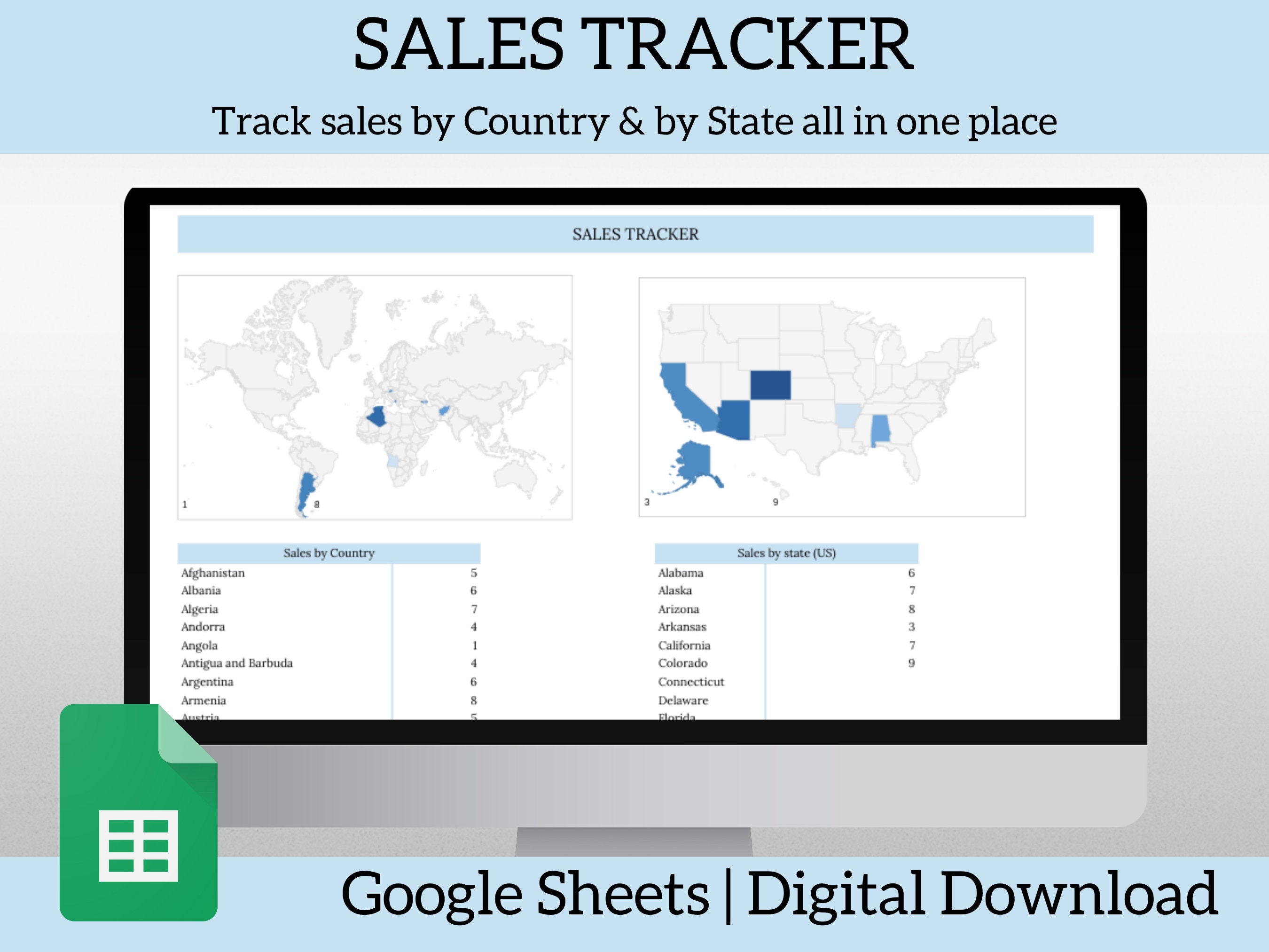 Order Tracker Spreadsheet, Inventory Manager, Order Tracker Google ...