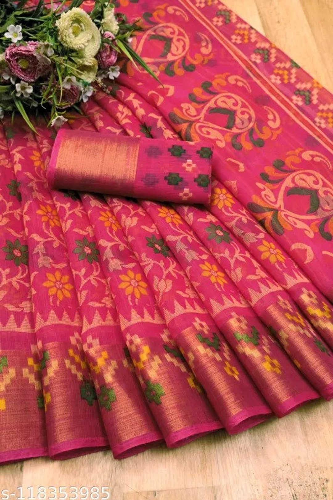 Beautiful Colours/color Saree for Women & Girls Cotton Silk Sari ...
