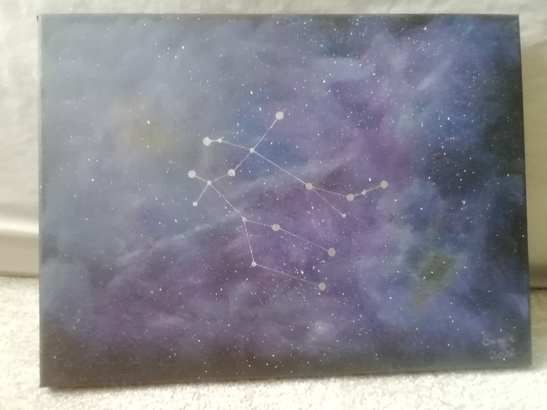 Bespoke Zodiac Constellation Paintings - Etsy