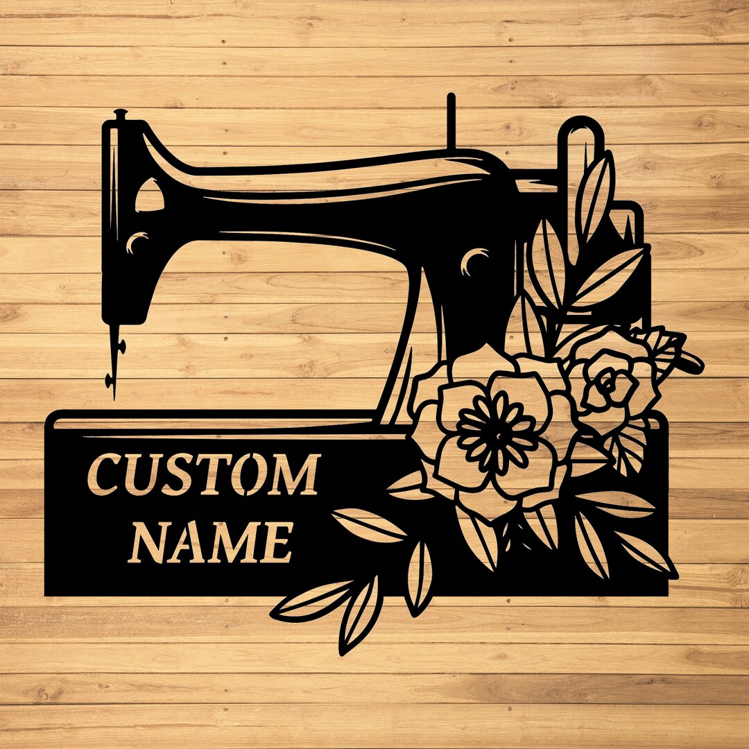 Custom Sewing Metal Wall Signs-personalized Sewing Metal Wall Art ...